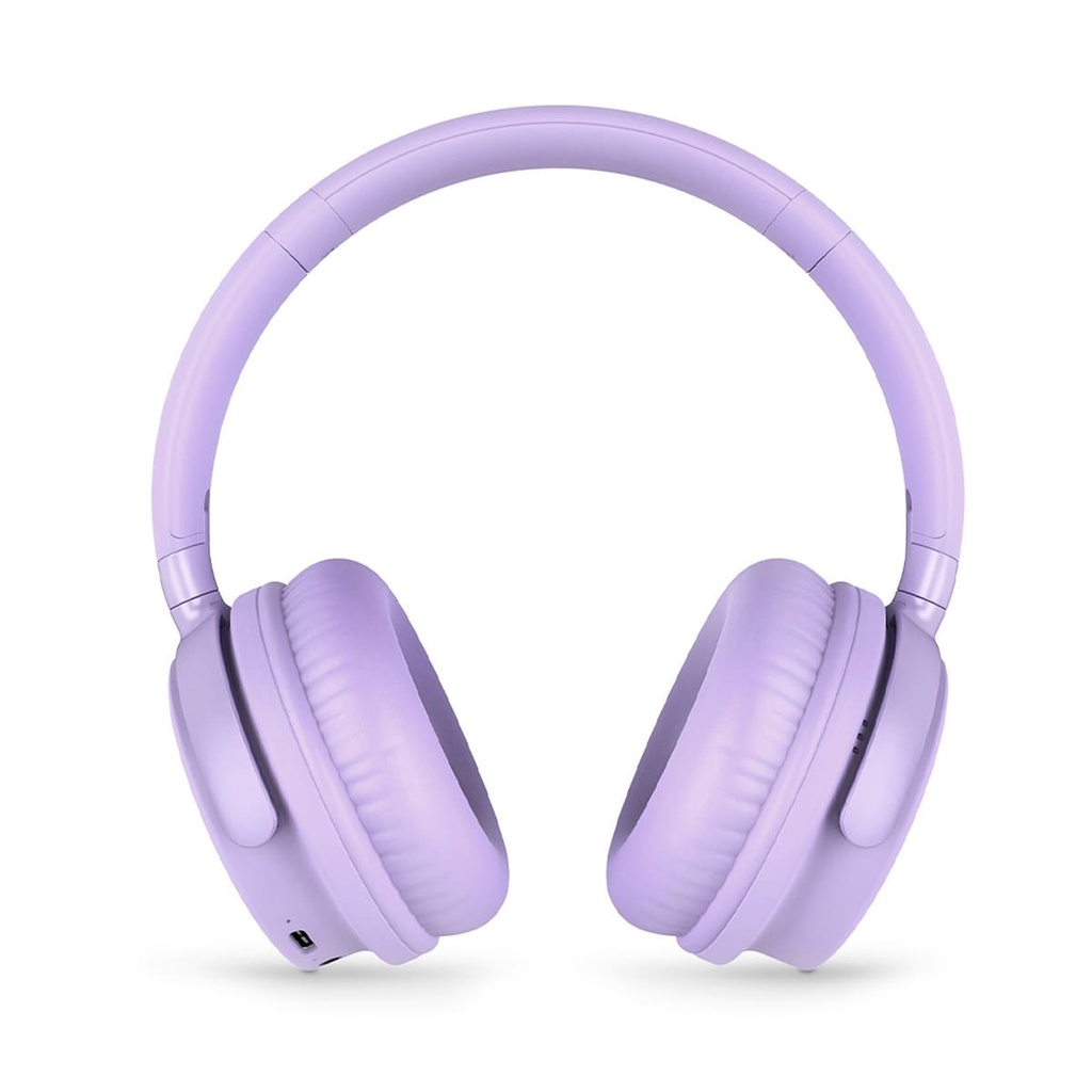 AUDIFONO DIADEMA BLUETOOTH AL1-39 MORADO | Conedera S.A.